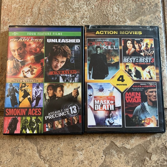Media | Action Movie Dvd Bundle | Poshmark